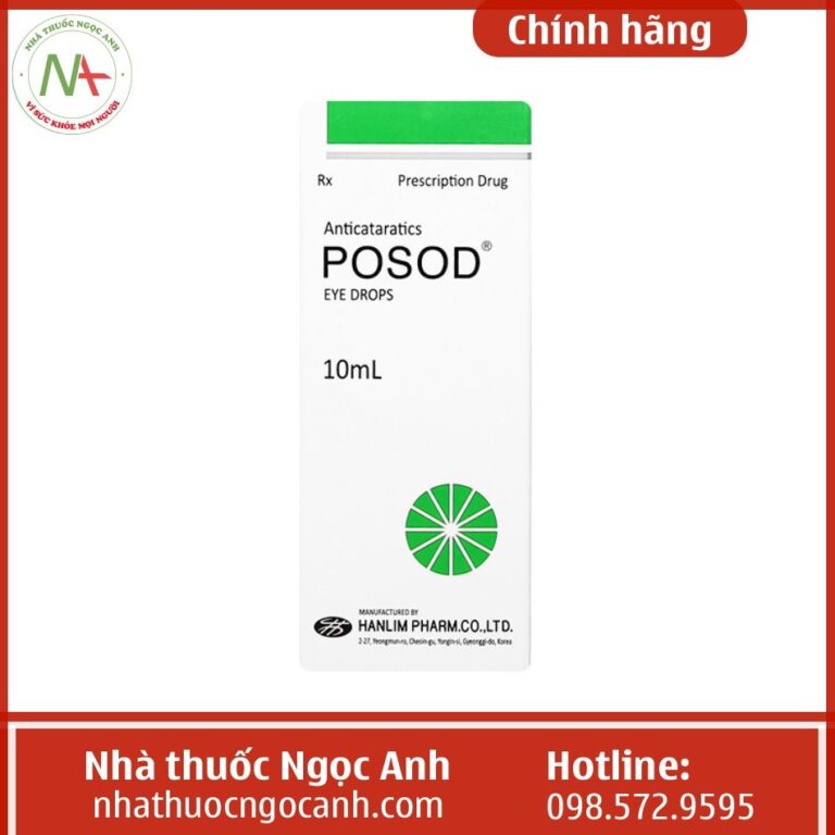 Thuốc Posod Eye Drops là thuốc gì? Mua ở đâu? Giá bao nhiêu?