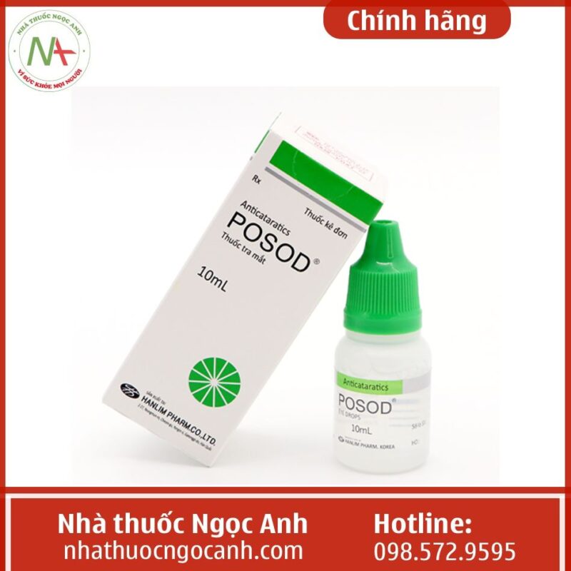 Thuốc Posod Eye Drops là thuốc gì? Mua ở đâu? Giá bao nhiêu?