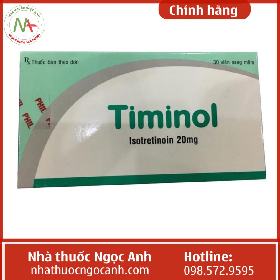 Thuốc Timinol 20mg là thuốc gì, giá bao nhiêu, mua ở đâu, tác dụng gì