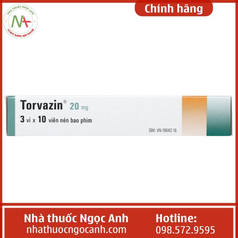Thuốc hạ lipid máu Torvazin 20mg Egis giá bao nhiêu, mua ở đâu?
