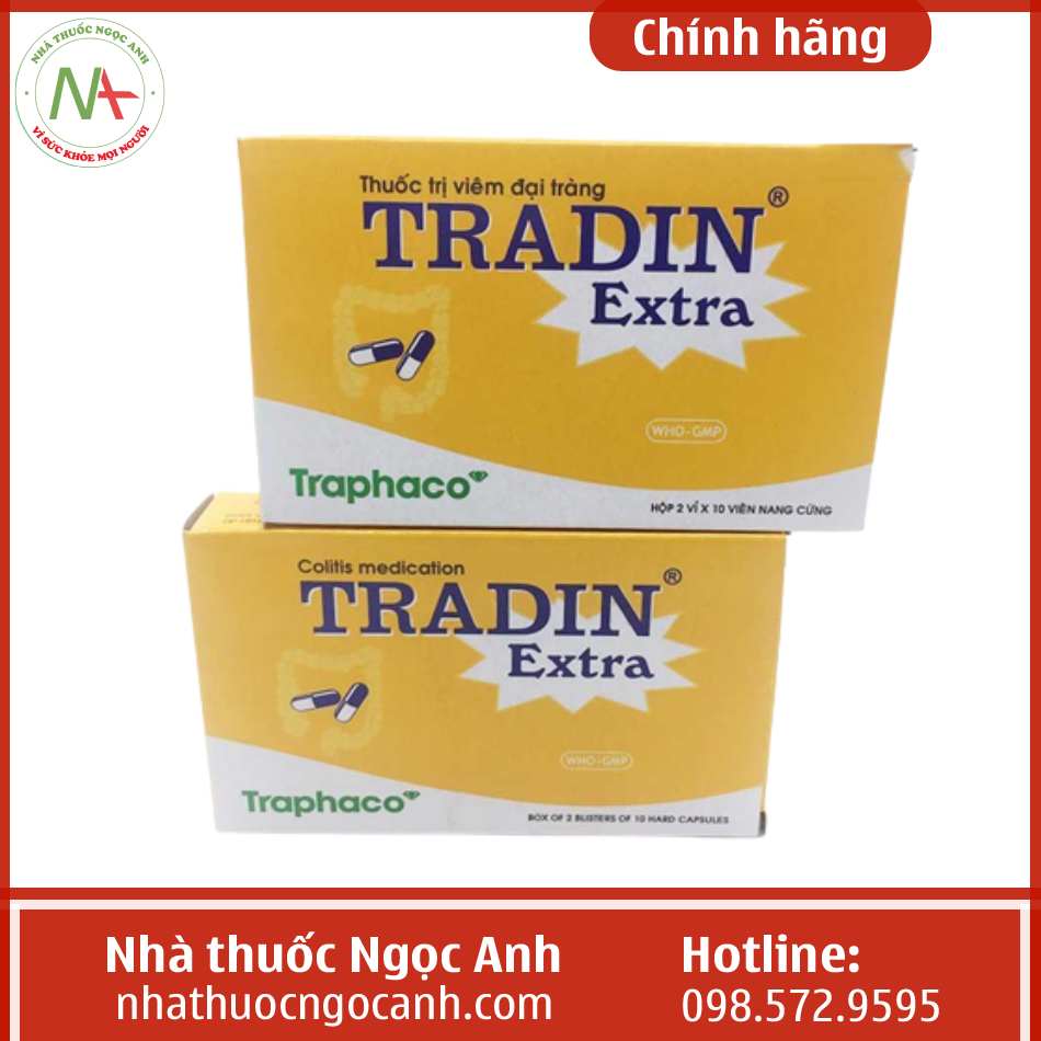 Thuốc đại tràng Tradin Extra có tác dụng gì? Mua ở đâu, giá bao nhiêu?