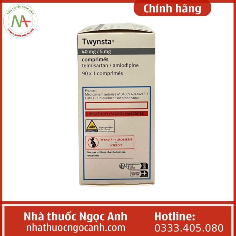 Thuốc trị cao huyết áp Twynsta 40mg/5mg giá bao nhiêu, mua ở đâu?