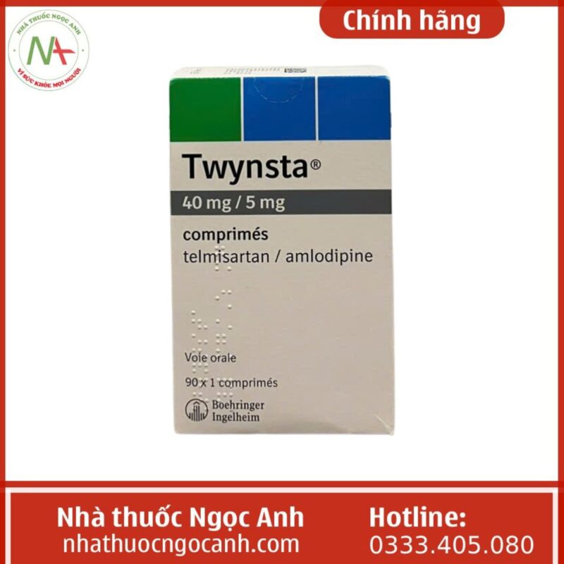 Thuốc trị cao huyết áp Twynsta 40mg/5mg giá bao nhiêu, mua ở đâu?