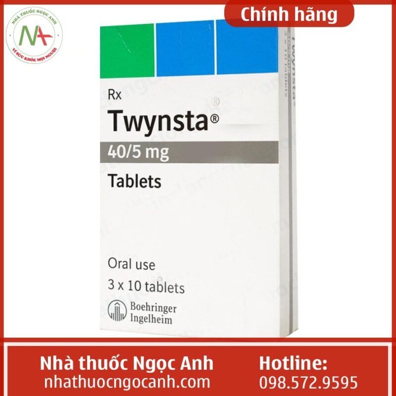 Thuốc trị cao huyết áp Twynsta 40mg/5mg giá bao nhiêu, mua ở đâu?