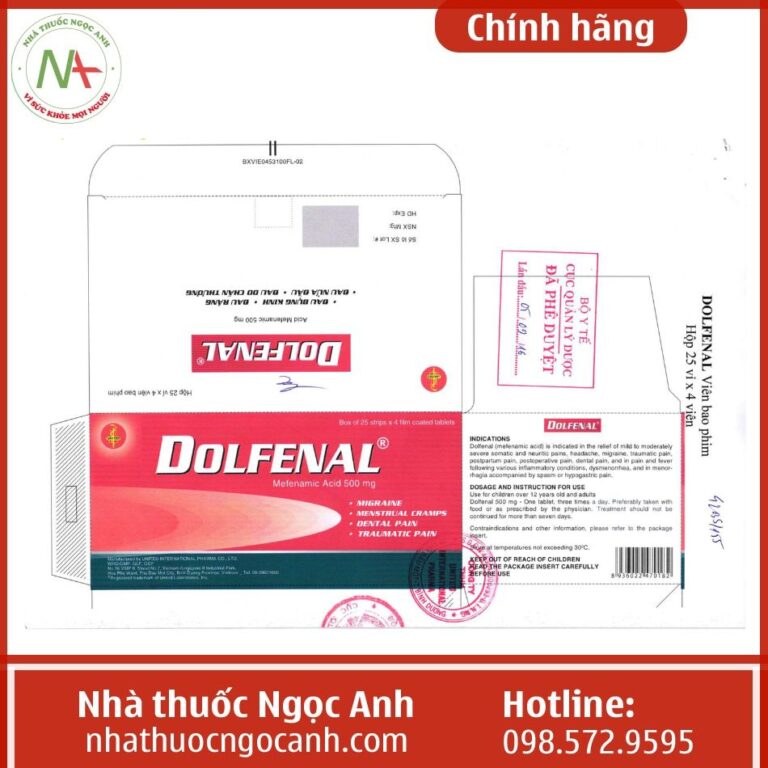 Thuốc Dolfenal là thuốc gì? Mua ở đâu? Giá bao nhiêu?