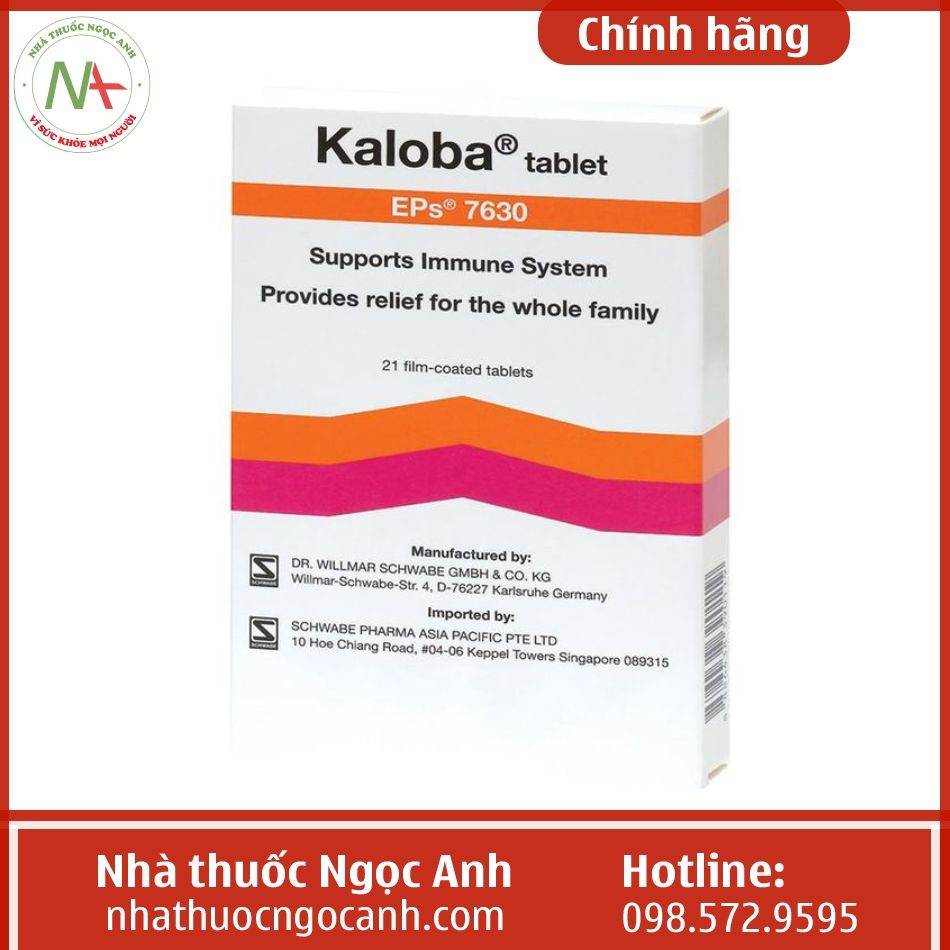 Thuốc Kaloba 20mg là thuốc gì? Mua ở đâu? Giá bao nhiêu?