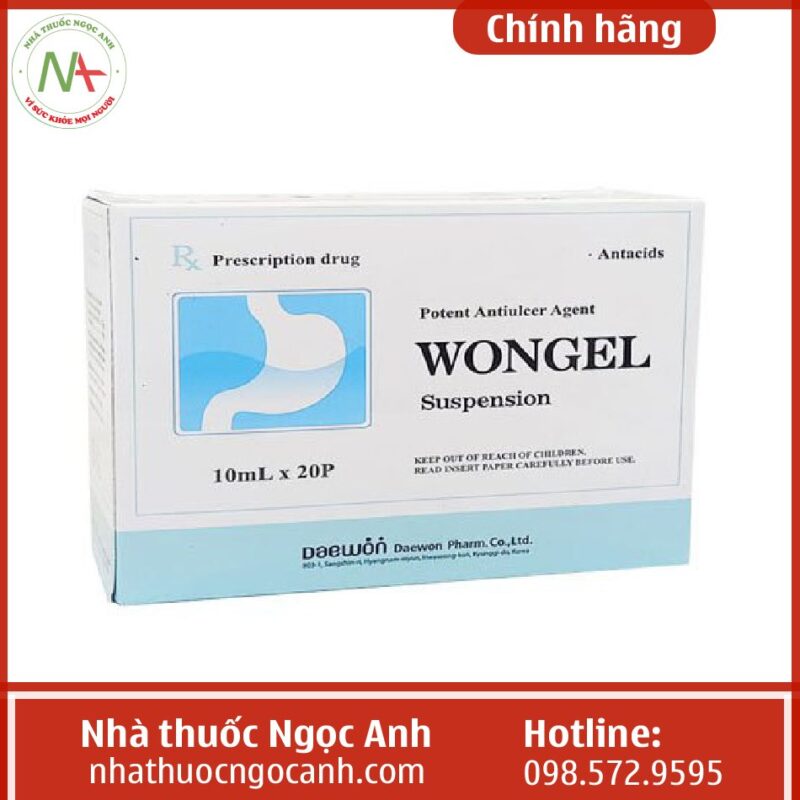Thuốc Wongel Suspension là gì? Mua ở đâu? Giá bao nhiêu?