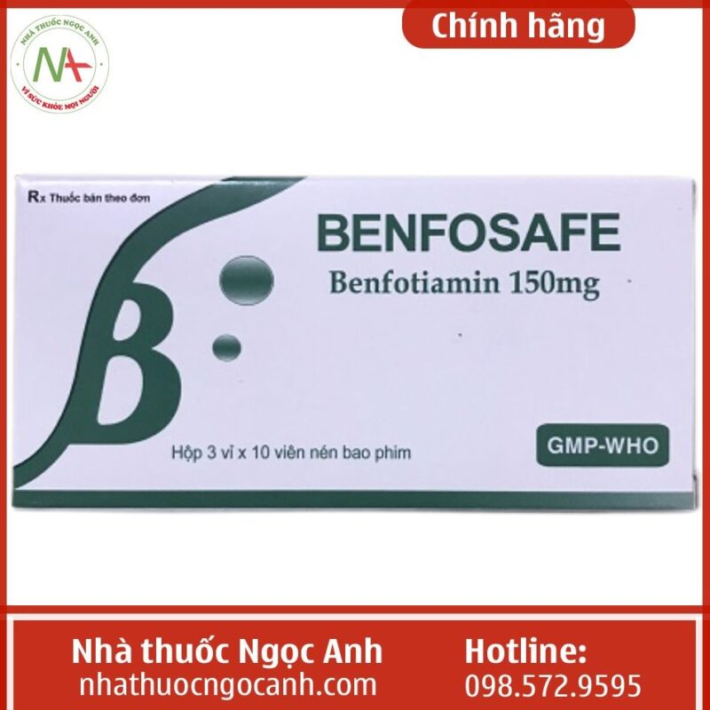 Thuốc Benfosafe 150mg có tác dụng gì, giá bao nhiêu, mua ở đâu