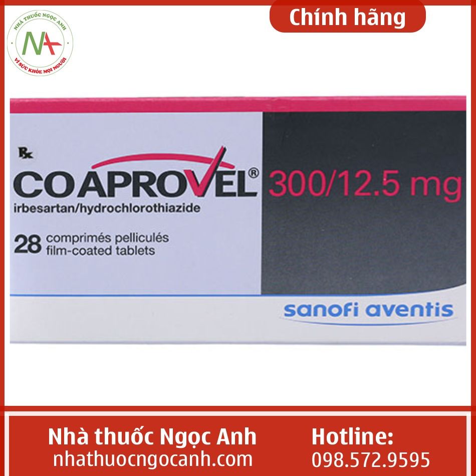 Thuốc CoAprovel 300/12.5mg là gì, giá bao nhiêu, mua ở đâu