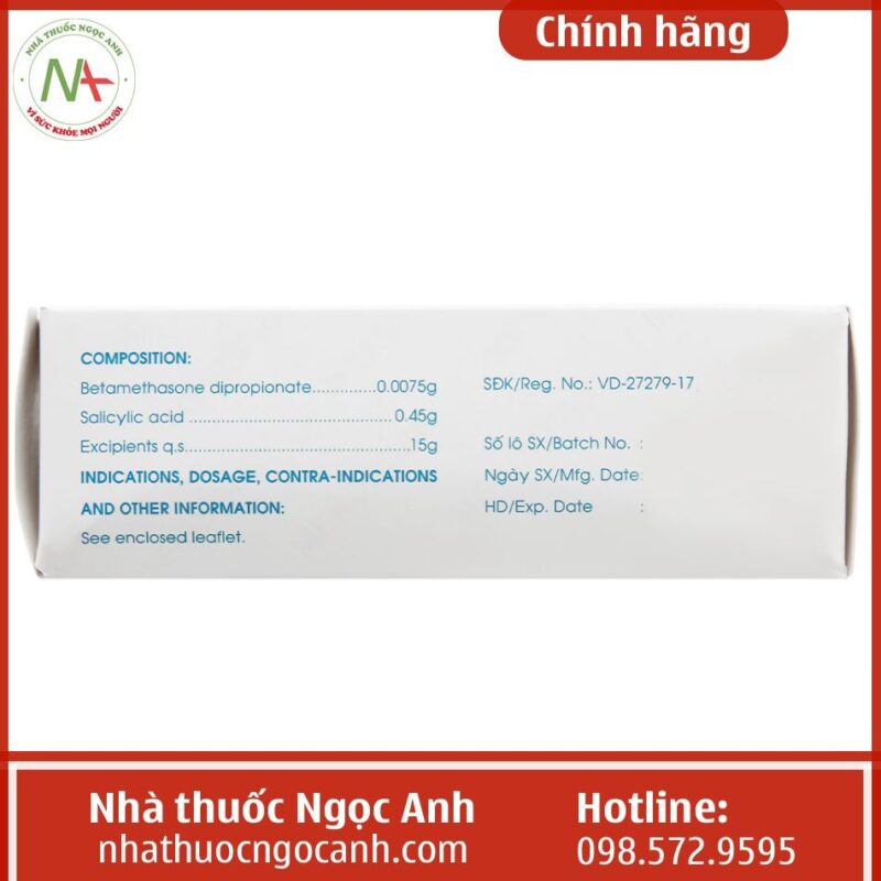 Thuốc Betacylic 15g là gì, công dụng, giá bao nhiêu, mua ở đâu