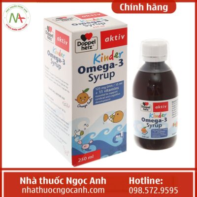 Thuốc Kinder Omega-3 Syrup tốt không? Giá bao nhiêu? Mua ở đâu