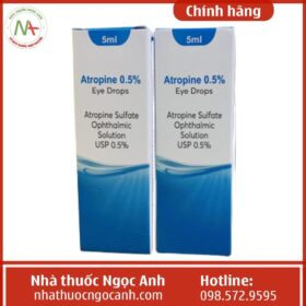 Thuốc nhỏ mắt Atropine 0.5% cách dùng, tác dụng phụ, giá bao nhiêu, mua ...