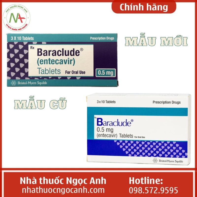 Thuốc Baraclude 0.5mg là gì, tác dụng gì, giá bao nhiêu, mua ở đâu