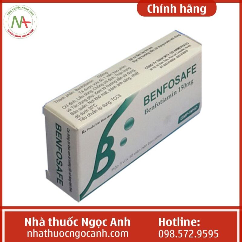 Thuốc Benfosafe 150mg có tác dụng gì, giá bao nhiêu, mua ở đâu