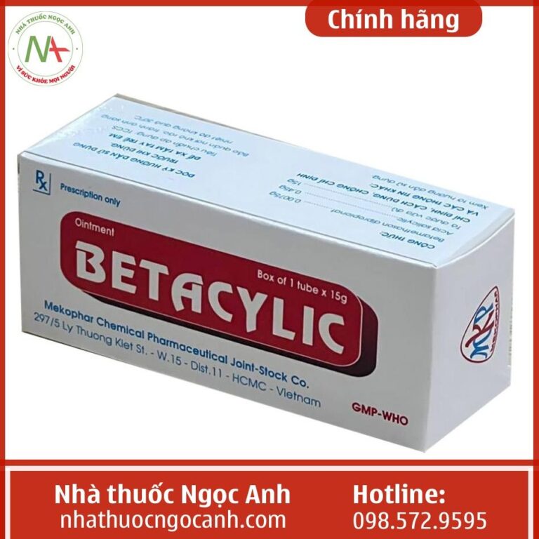 Thuốc Betacylic 15g là gì, công dụng, giá bao nhiêu, mua ở đâu