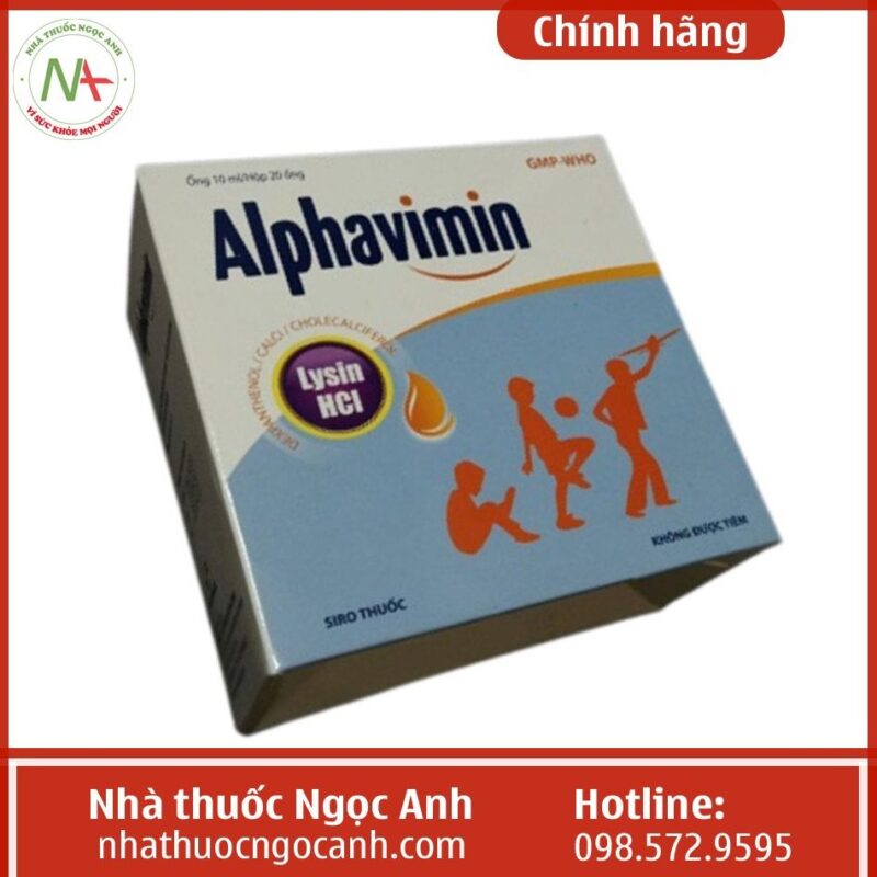 Thuốc siro Alphavimin có tác dụng gì, giá bao nhiêu, mua ở đâu