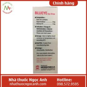 Thuốc nhỏ mắt Blueye có tốt không, giá bao nhiêu, mua ở đâu