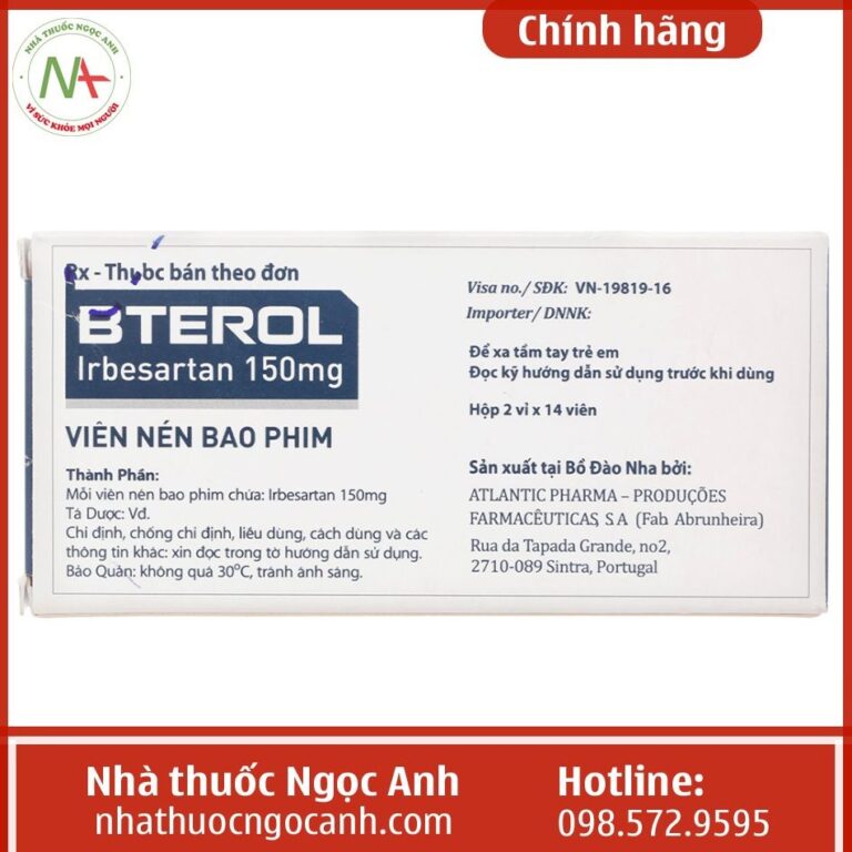 Thuốc Bterol 150mg là gì, cách dùng, giá bao nhiêu, mua ở đâu