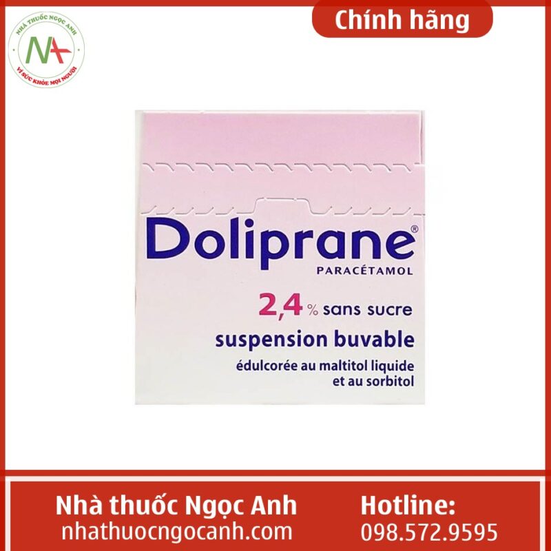Thuốc Doliprane 2.4% là thuốc gì? Giá bao nhiêu? Mua ở đâu