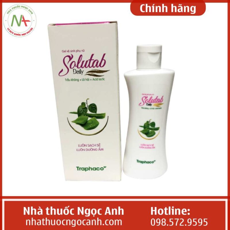 Dung dịch vệ sinh phụ nữ Solutab Daily giá bao nhiêu, mua ở đâu?