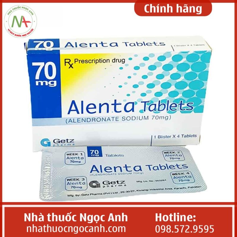 Thuốc Alenta Tablets 70mg là thuốc gì? Giá bao nhiêu? Mua ở đâu