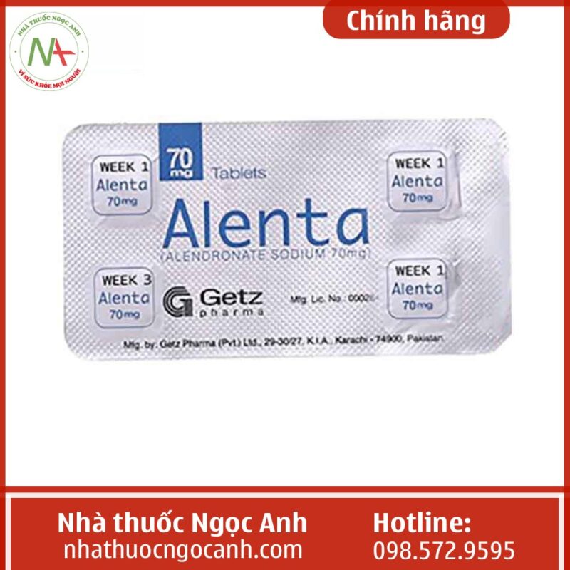 Thuốc Alenta Tablets 70mg là thuốc gì? Giá bao nhiêu? Mua ở đâu