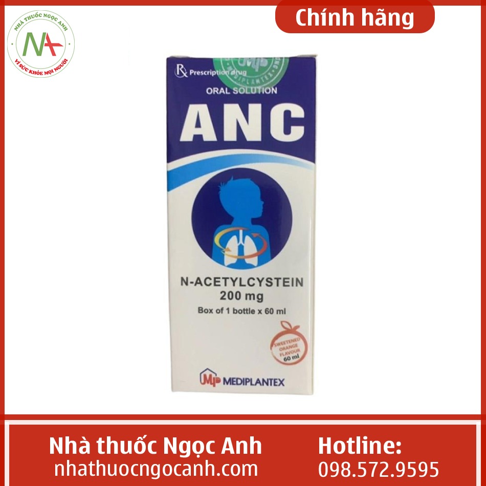 Thuốc ANC 60ml có tác dụng gì? Giá bao nhiêu? Mua ở đâu