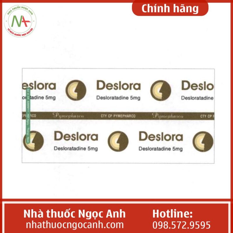 Thuốc Deslora 5mg có tác dụng gì? Mua ở đâu? Giá bao nhiêu?