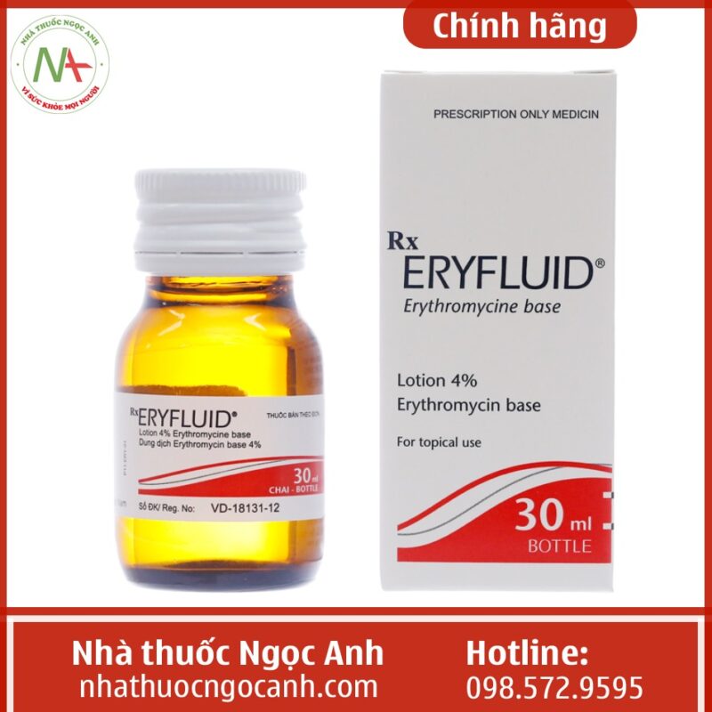 Thuốc Eryfluid 4% có tác dụng gì? Giá bao nhiêu? Mua ở đâu