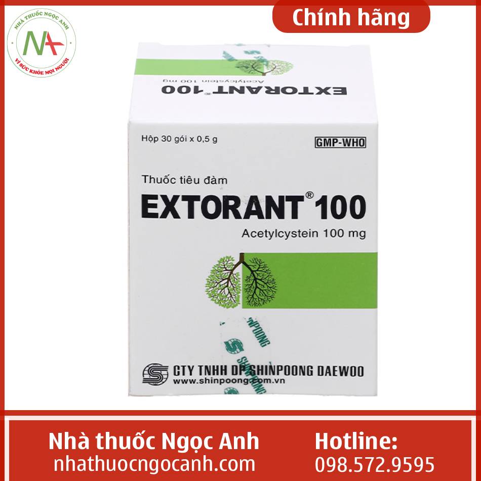 Thuốc Extorant 100mg có tác dụng gì? Mua ở đâu? Giá bao nhiêu?