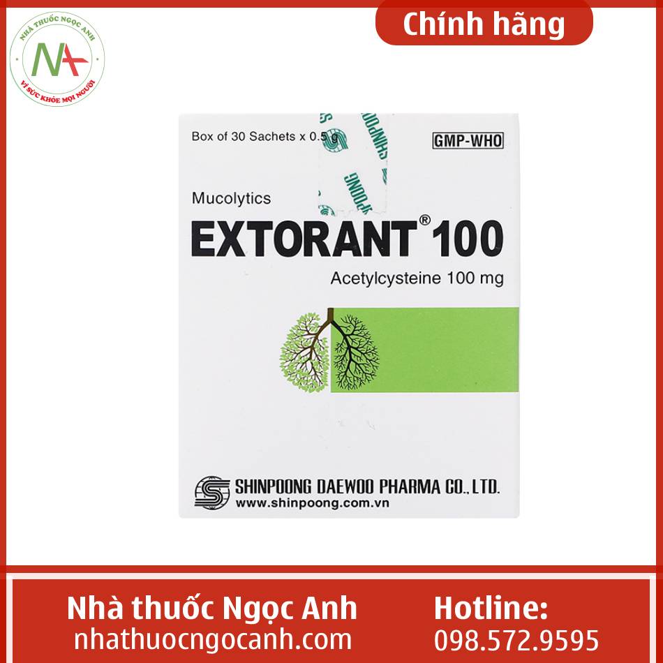 Thuốc Extorant 100mg có tác dụng gì? Mua ở đâu? Giá bao nhiêu?