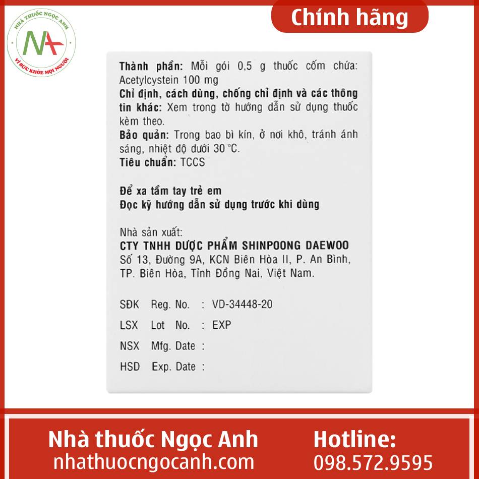 Thuốc Extorant 100mg có tác dụng gì? Mua ở đâu? Giá bao nhiêu?