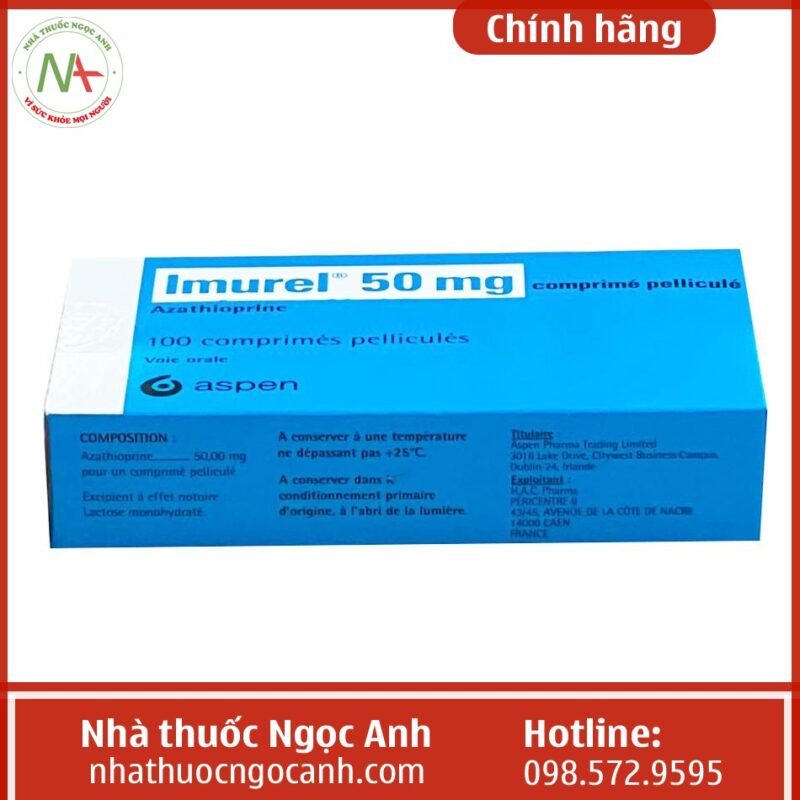 Thuốc Imurel 50mg có tác dụng gì? Mua ở đâu? Giá bao nhiêu?