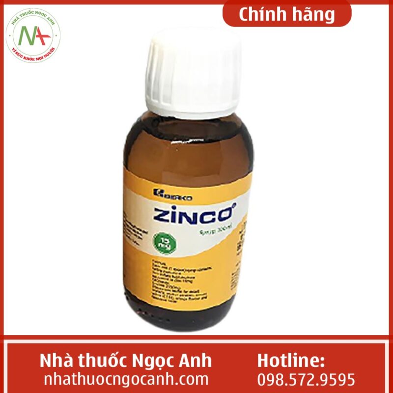 Thuốc Zinco Syrup 100ml là thuốc gì? Mua đâu? Giá bao nhiêu?