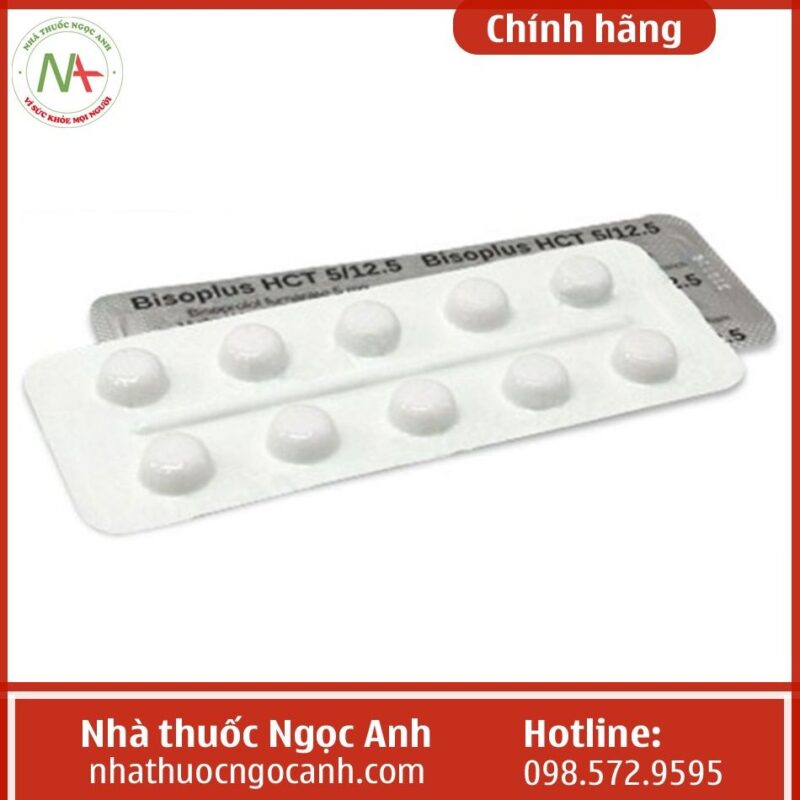 Thuốc Bisoplus HCT 5/12.5 Stella là gì, giá bao nhiêu, mua ở đâu