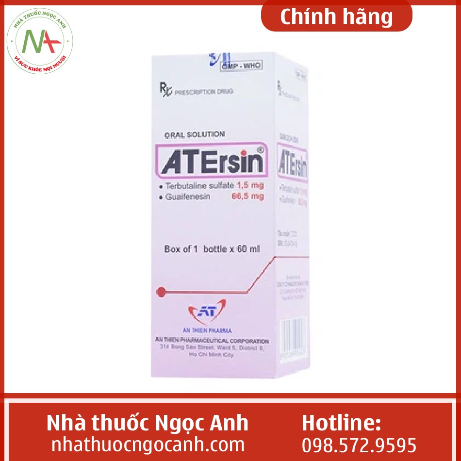 Thuốc ATErsin 60ml có phải kháng sinh không? Giá bao nhiêu, mua ở đâu