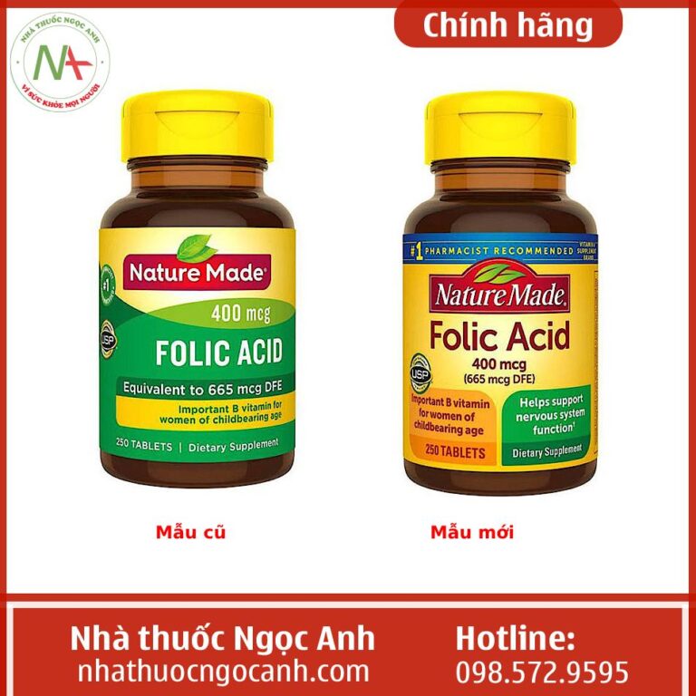 Thuốc Folic Acid Nature Made thành phần, có tác dụng gì, giá bao nhiêu?