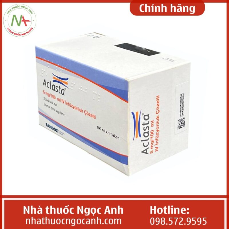 Thuốc truyền loãng xương Aclasta bao nhiêu tiền mua ở đâu, của nước nào