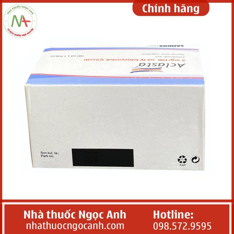 Thuốc truyền loãng xương Aclasta bao nhiêu tiền mua ở đâu, của nước nào