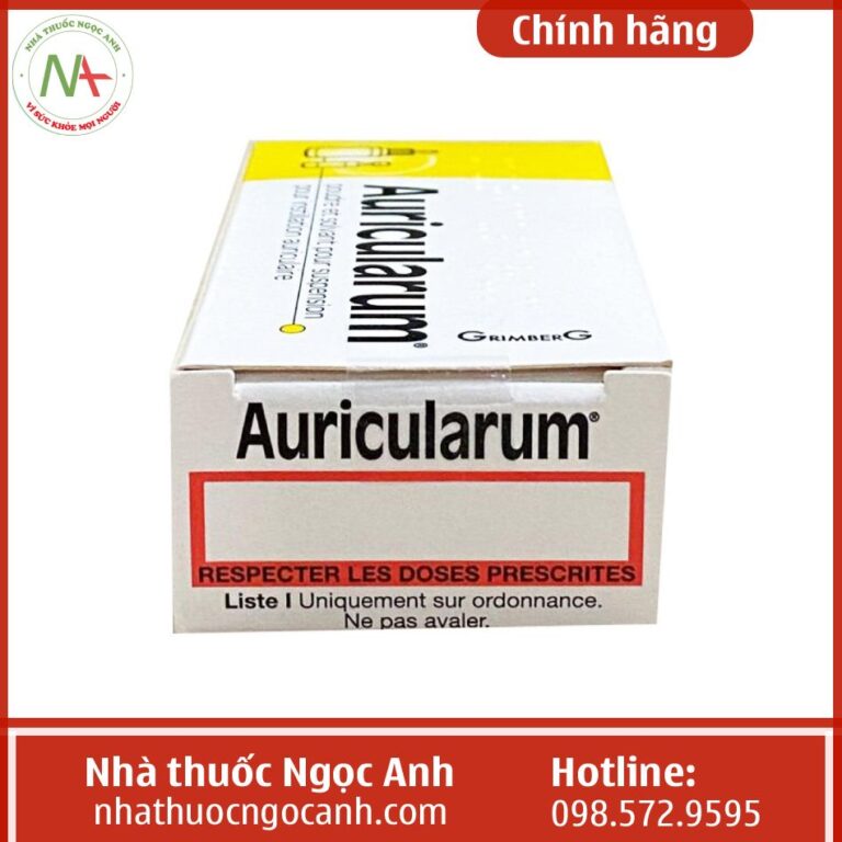 Thuốc Auricularum nhỏ tai giá bao nhiêu, mua ở đâu, tác dụng gì?