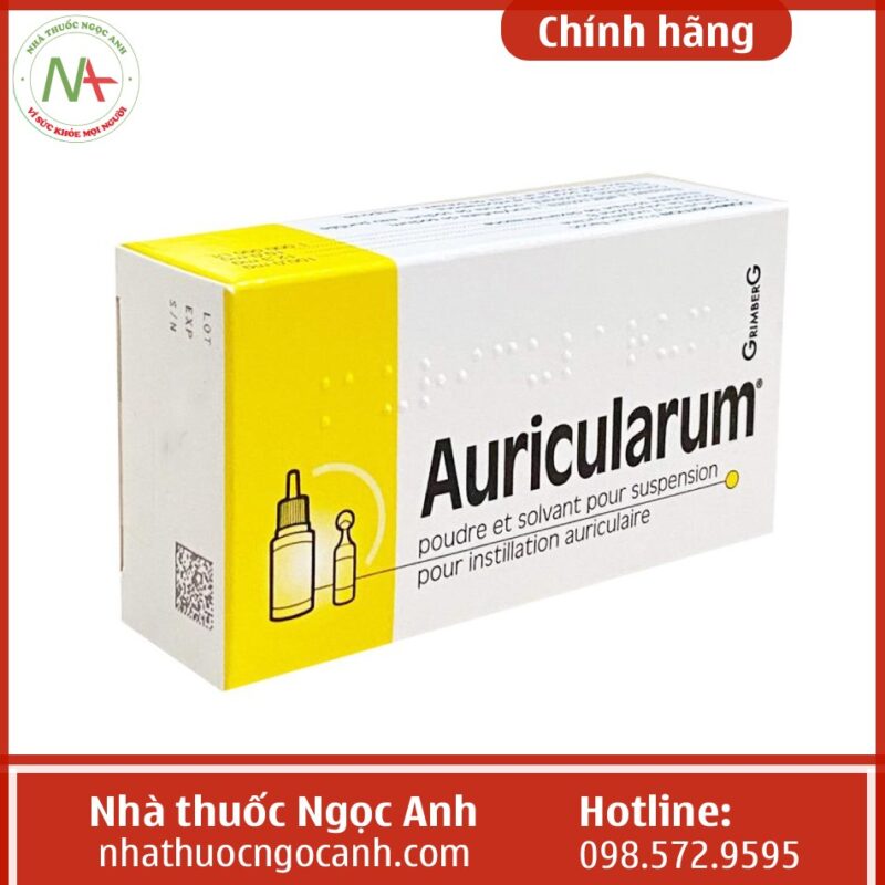 Thuốc Auricularum nhỏ tai giá bao nhiêu, mua ở đâu, tác dụng gì?