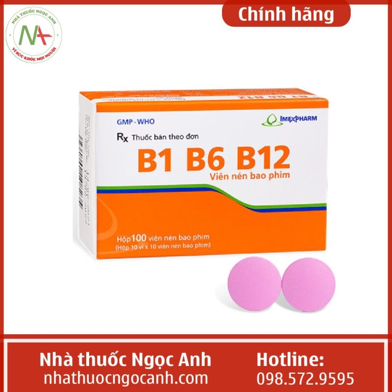 Thuốc B1 B6 B12 Imexpharm là thuốc gì, giá bao nhiêu, mua ở đâu?