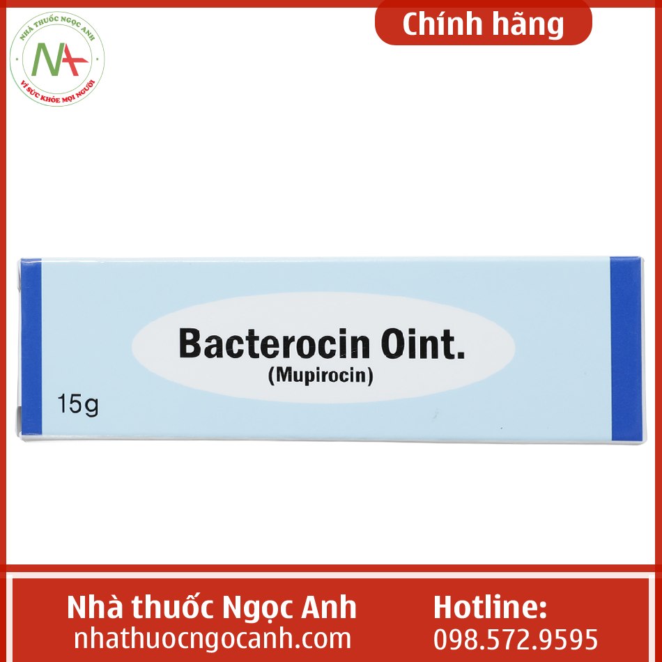 Thuốc bôi Bacterocin Oint 15g có tác dụng gì, giá bao nhiêu, mua ở đâu?