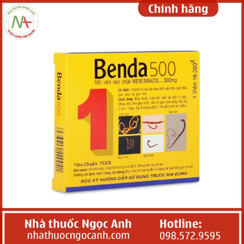 Thuốc tẩy giun Benda 500 có tốt không? Mua ở đâu? Giá bao nhiêu?