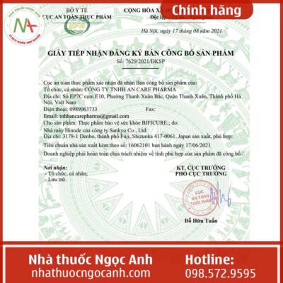 Thuốc Bificure là thuốc gì, có tốt không, giá bao nhiêu, mua ở đâu?