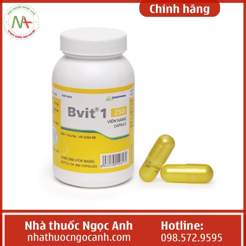 Thuốc Bvit 1 250mg Imexpharm có tác dụng gì, giá bao nhiêu, mua ở đâu?