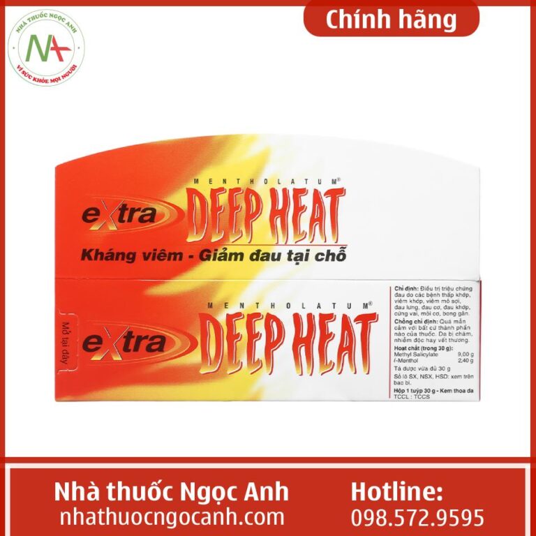 Thuốc bôi Deep Heat Extra có tốt không? Giá bao nhiêu? Mua ở đâu?