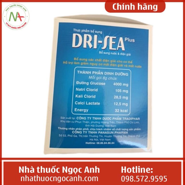 Thuốc Dri-Sea Plus có tác dụng gì, giá bao nhiêu, mua ở đâu?