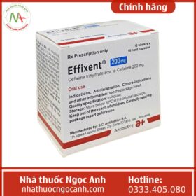 Thuốc Effixent 200mg có tác dụng gì? Giá bao nhiêu? Mua ở đâu