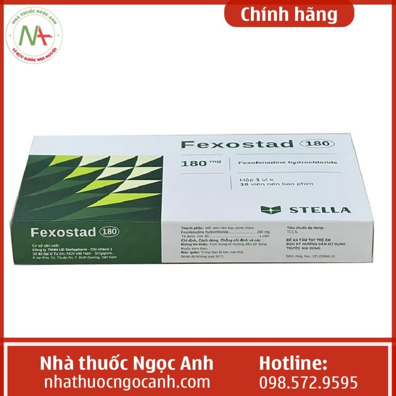 Thuốc Fexostad 180 Stella là thuốc gì, giá bao nhiêu, mua ở đâu?